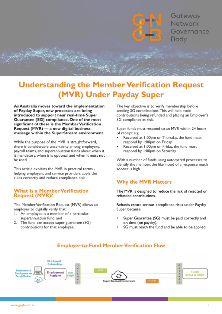Understanding the Member Verification Request (MVR) Under Payday Super ...